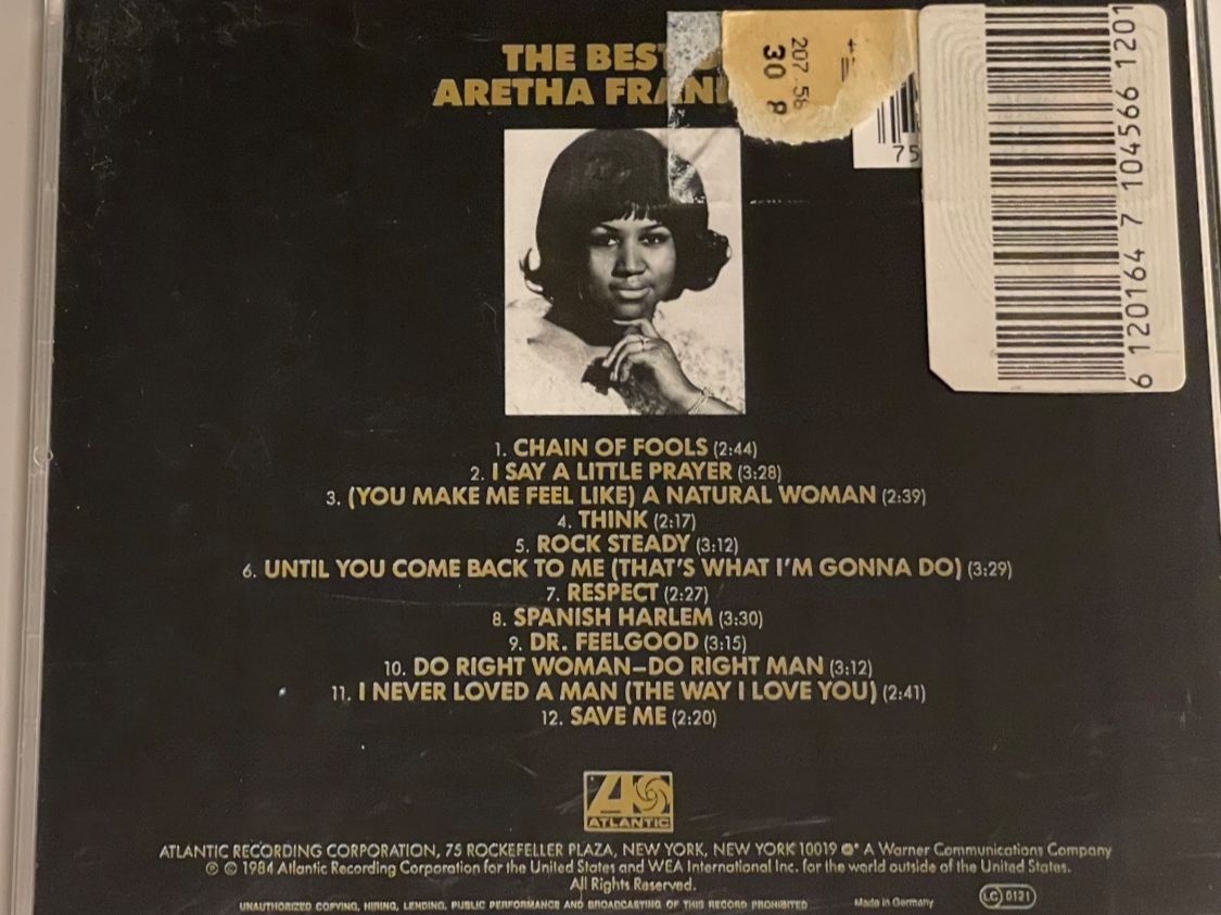 Aretha Franklin - The Best Of CD - R&B Soul Pop - Top (Gebraucht) in ...
