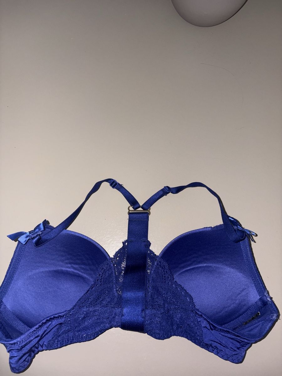 Hunke Müller Push-up BH, Grösse 75B, mit Spitze, Dunkelb (Neu (gemäss ...