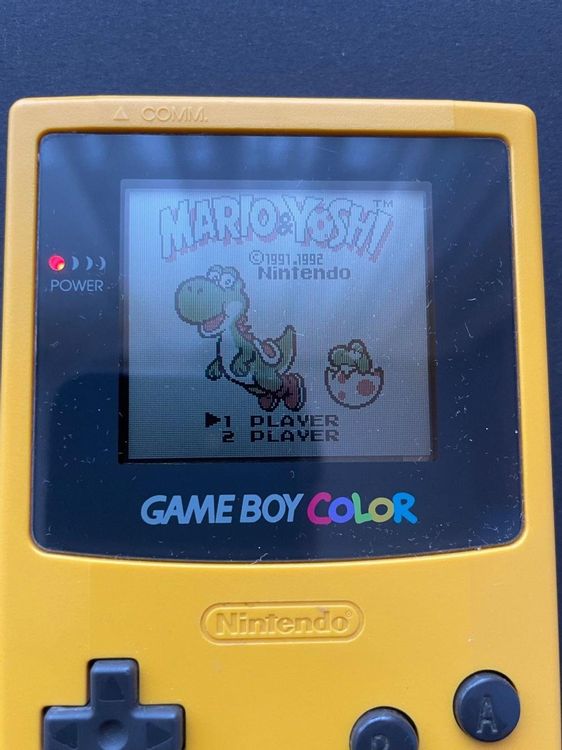 Game Boy Color Giallo + Mario & Yoshi + Original Headphones (Gebraucht) in Savosa für CHF 379 ...