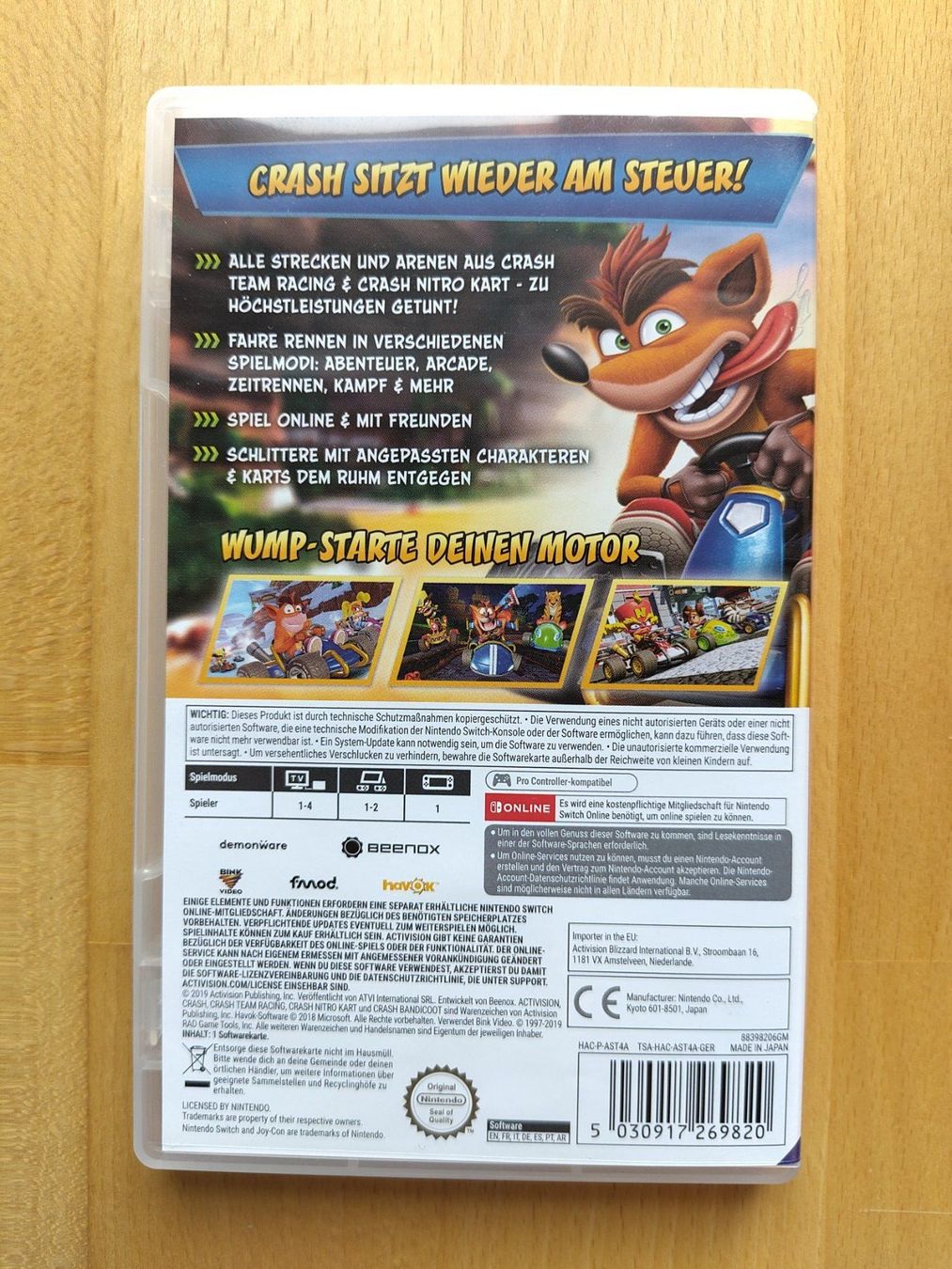Crash Team Racing Nitro Fueled - Nintendo Switch (Gebraucht) in ...