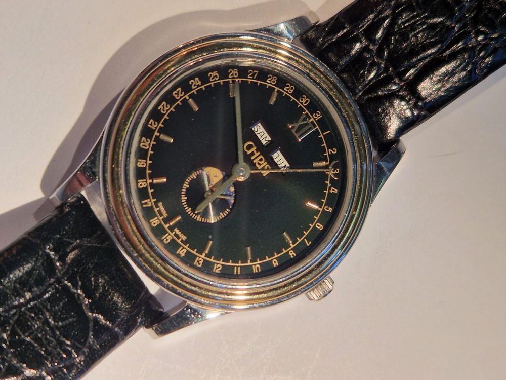 Edel Uhr Christ Moonphase Day Date (Gebraucht) in St.Gallen für CHF 89 ...