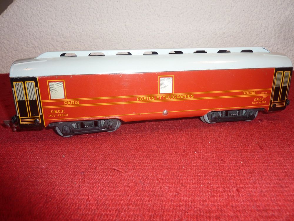 JEP Modelleisenbahnen Spur 0, Postwagen rot (Gebraucht) in Rüfenacht BE ...