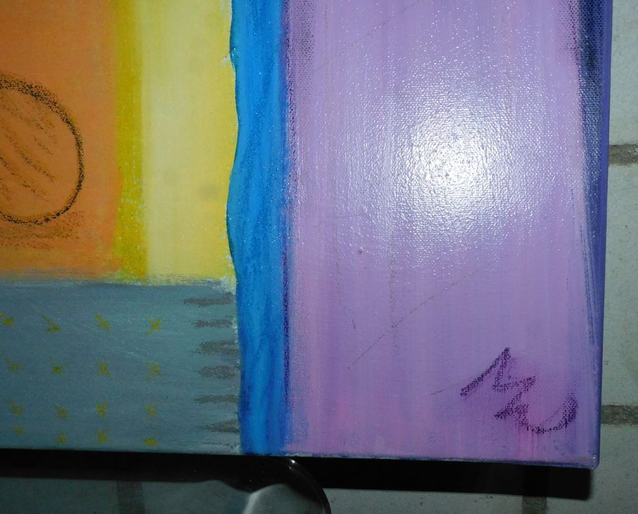 Kunst - 2 Ölbilder - Öl auf Leinwand Gemälde Bild (Gebraucht) in Sursee für CHF 7 – mit ...