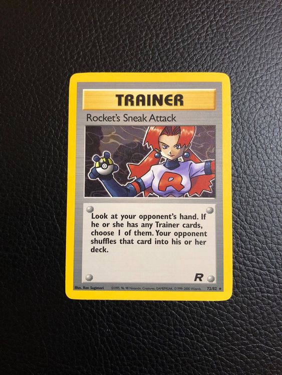 Team Rocket - Rocket’s Sneak Attack rare 72/82 Ab 1 (Gebraucht) in für CHF 4 – mit Lieferung auf ...