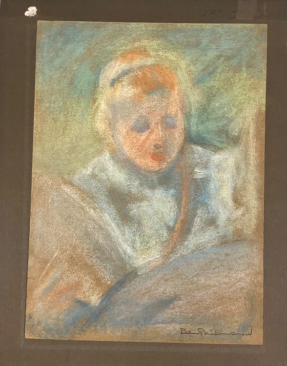 Pastell Gemälde von eine Dame Unleserlich Signiert | Kaufen auf Ricardo