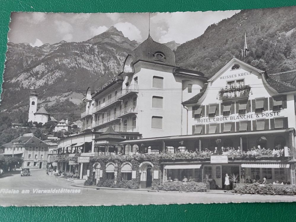 Flüelen UR - Restaurant weisses Kreuz, Hotel Urnerhof | Kaufen auf Ricardo