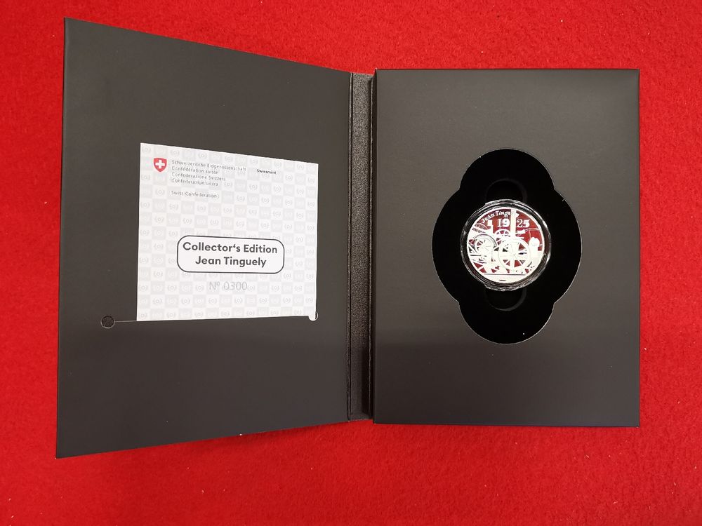 Collector's Edition Jean Tinguely Swissmint Nr. 300/1000 (Neu und originalverpackt) in orpund ...