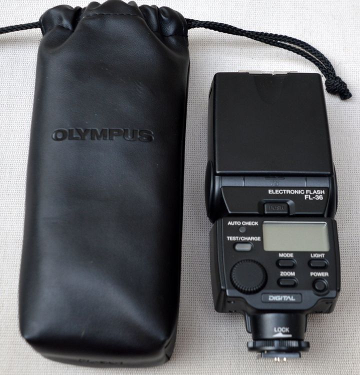 Olympus Electonic Flash FL-36 Blitzlampe / lampe flash (Gebraucht) in ...