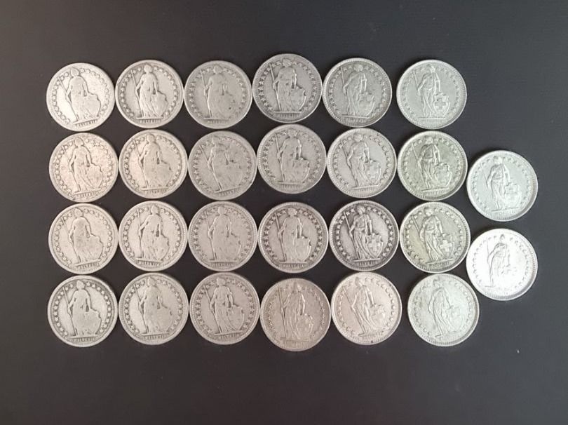 50 Rp. Rappen Franken CHF Lot Silber Münze Rar | Kaufen auf Ricardo