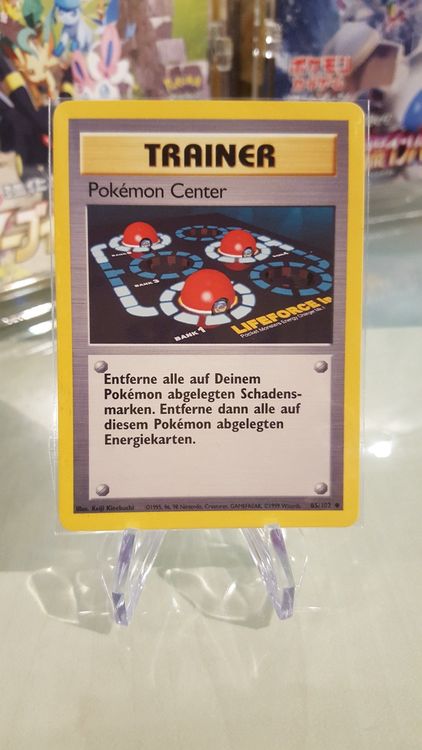 Pokémon Trainer Pokémon Center BASE SET 85/102 Deutsch 1999 | Kaufen ...
