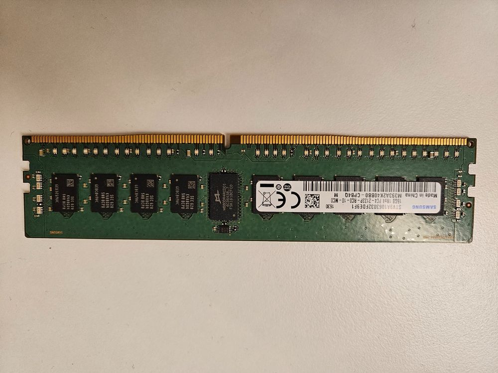 Samsung 16 Gb DDR4 RAM RDIMM Server/Workstation (Gebraucht) in Therwil ...