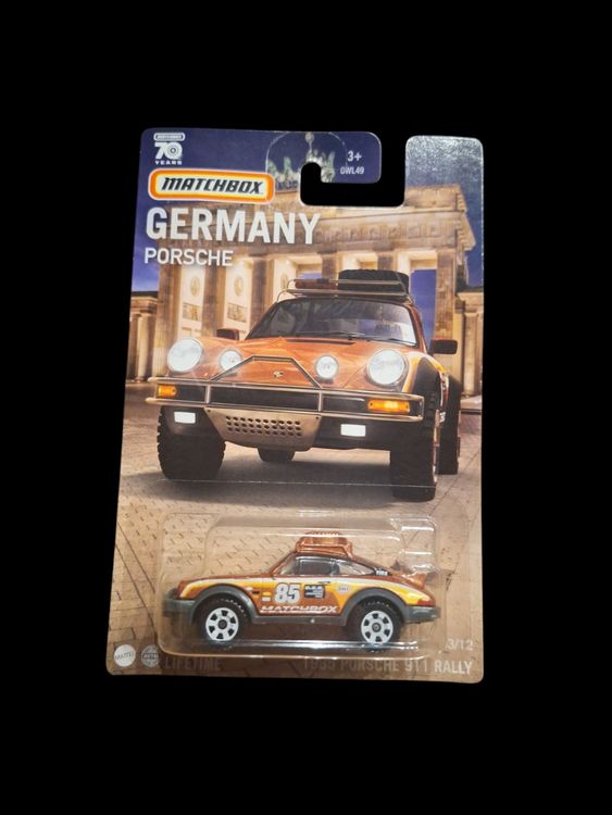 Matchbox Stars of Germany 2023 1985 Porsche 911 Rally 3/12 L (Neu und ...