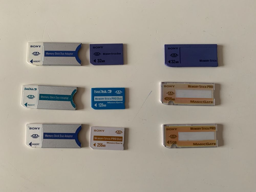 Sony / Sandisc Memory Stick Duo / Pro (Konvolut) (Gebraucht) in Basel ...