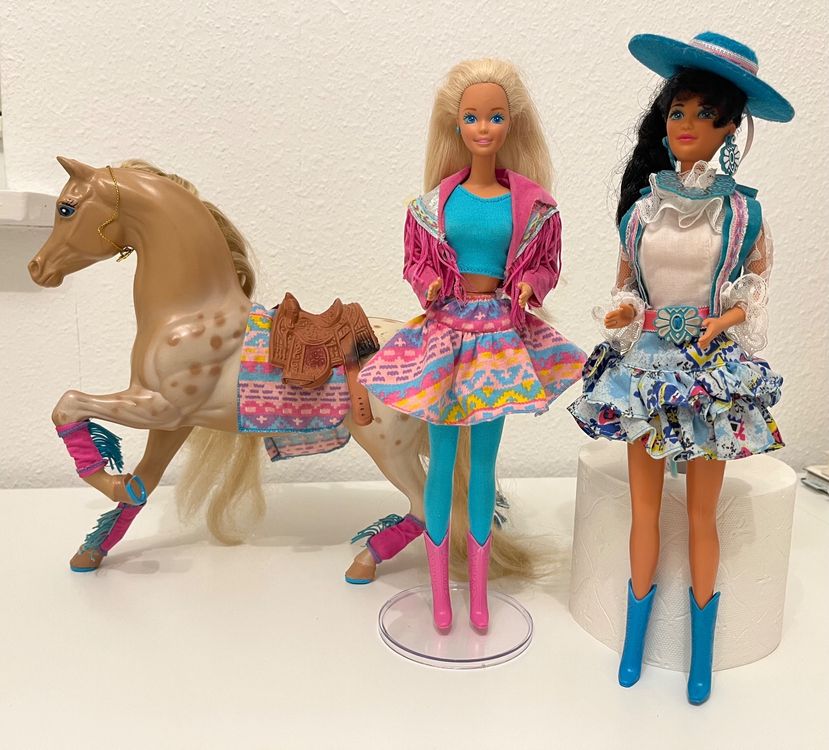 Western Fun Barbie + Nia + horse | Kaufen auf Ricardo