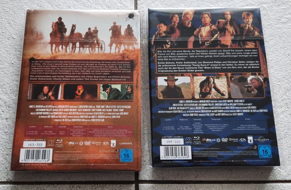 Young Guns 1 und 2 im Blu-Ray Mediabook | Kaufen auf Ricardo