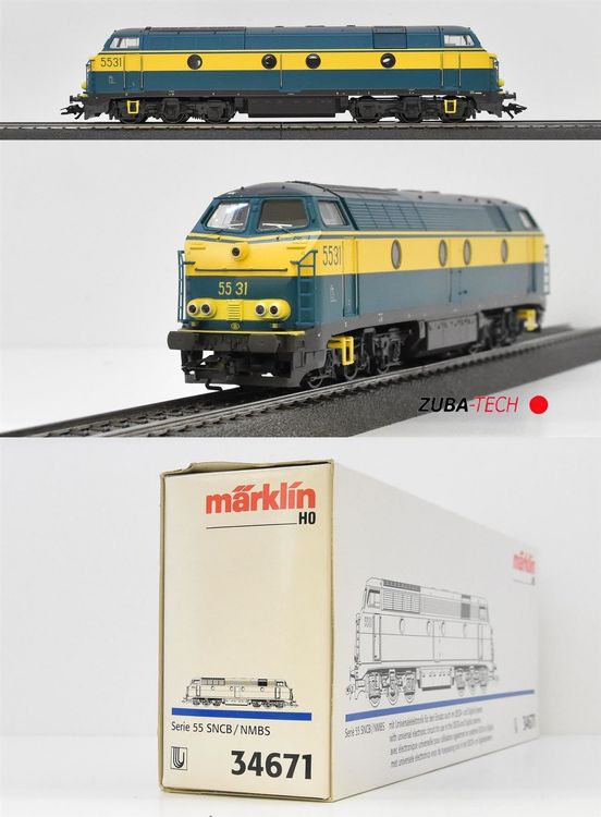 Märklin 34671 Diesellok Serie 55 SNCB H0 | Kaufen auf Ricardo