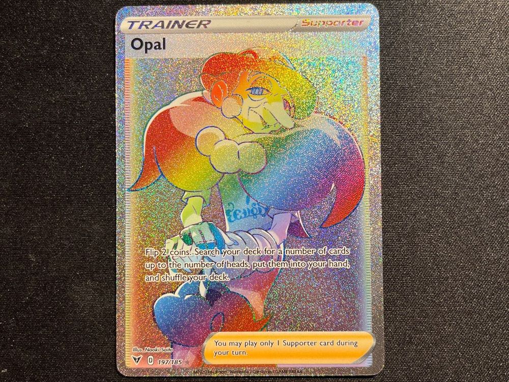 Opal #197 Pokemon Karte Rainbow Full Art Vivid Voltage | Kaufen auf Ricardo