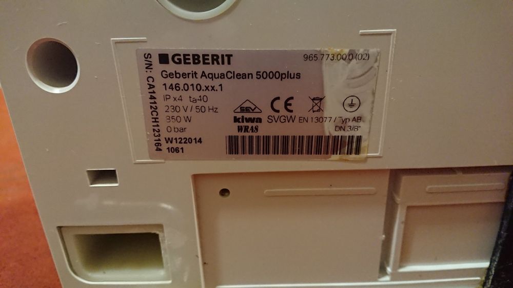 Geberit AquaClean 5000plus Dusch WC Aufsatz | Kaufen auf Ricardo