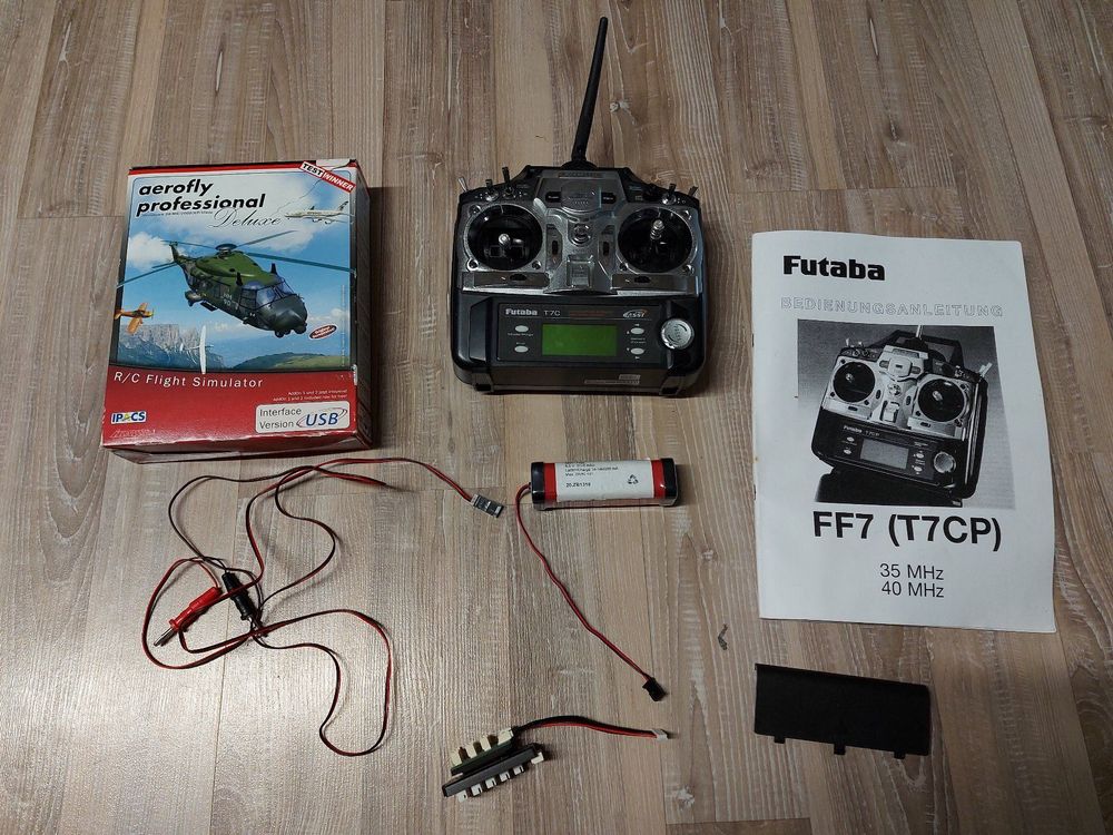 Futaba Fernsteuerung mit Flugsimulator (Gebraucht) in Langnau am Albis ...
