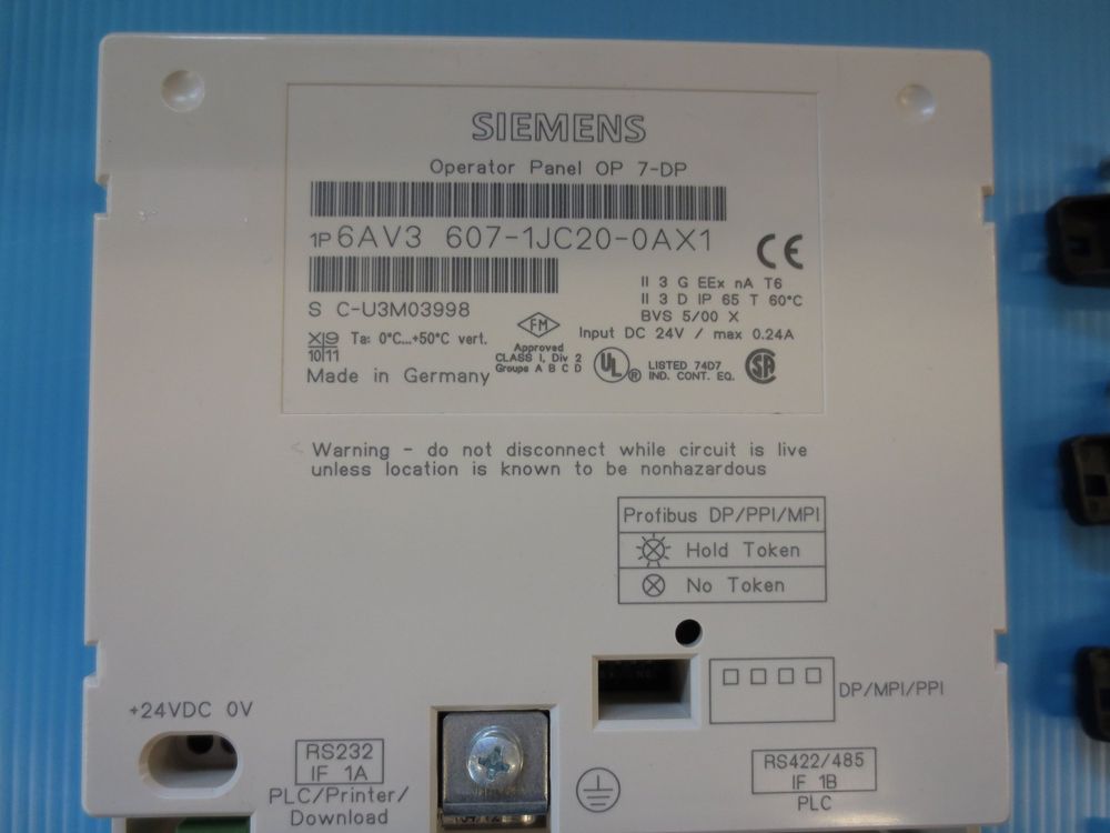 Siemens Simatic OP7 Panel 6AV3 607-1JC20-0AX1 | Kaufen auf Ricardo