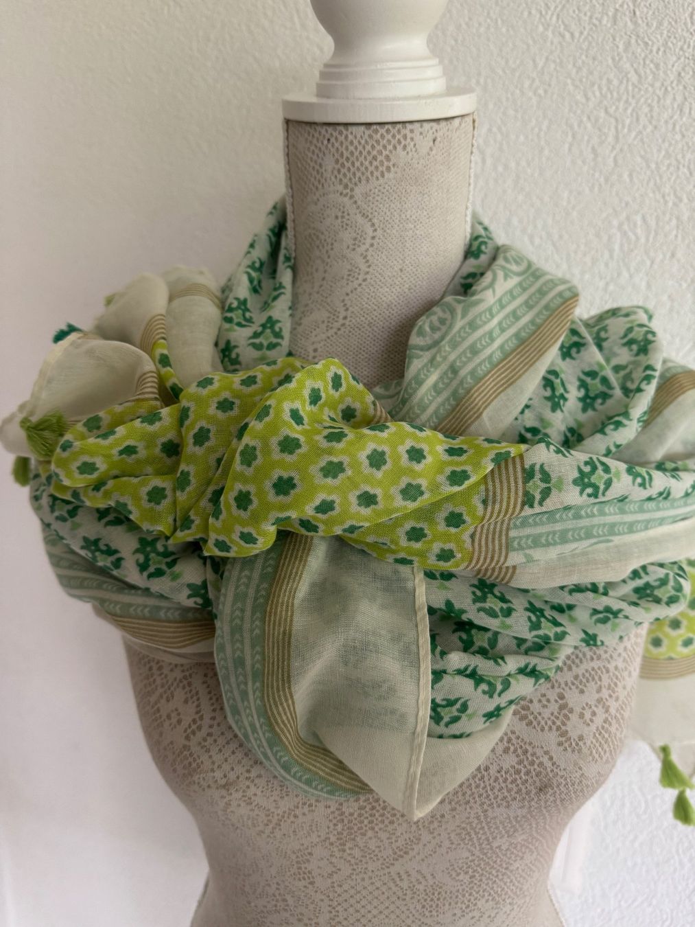 Neuware Schal Foulard 180 x 80 cm Polyester (Neu und originalverpackt ...