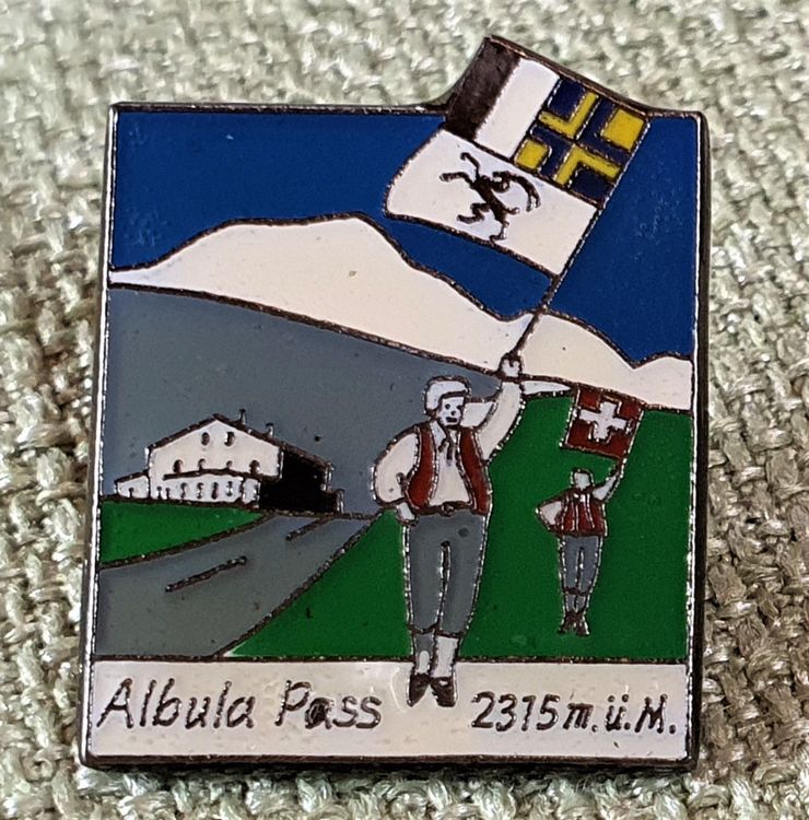 D845 - Pin Albula Pass Graubünden Svizra (Gebraucht) in Reinach BL für ...