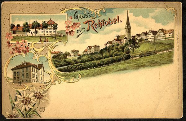 90) GRUSS aus REHETOBEL.Nie gelaufen.RAR | Kaufen auf Ricardo