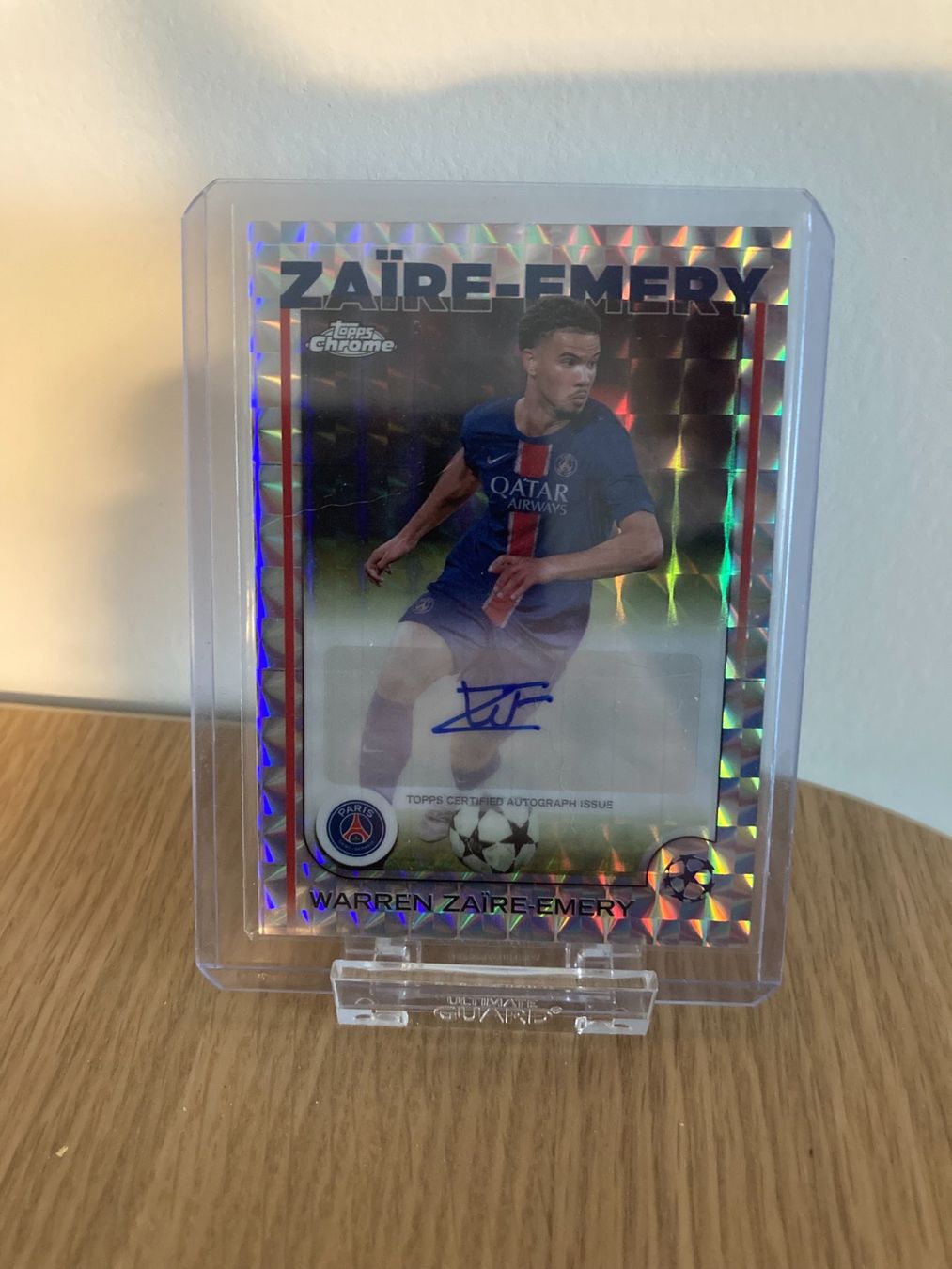 Topps Chrome UEFA 2024-25 - Warren Zaire-Emery Auto (Gebraucht) in La ...