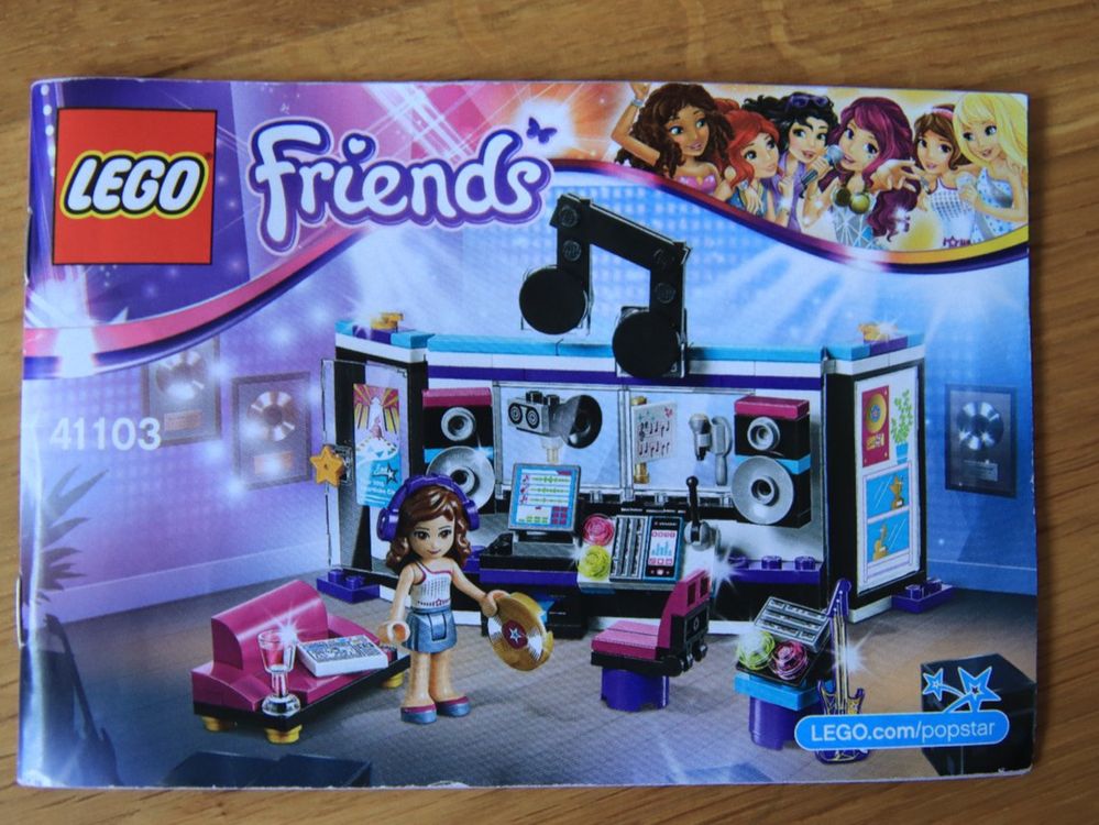 LEGO Friends Popstar Tonstudio 41103 vollständig (Gebraucht) in ...