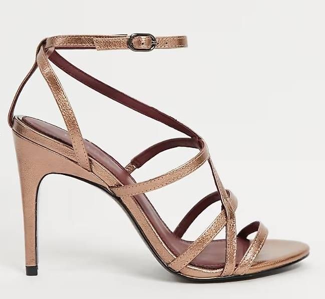 Sandales à talons REISS Rose gold Taille 39 (D'occasion) à Corcelles-le ...