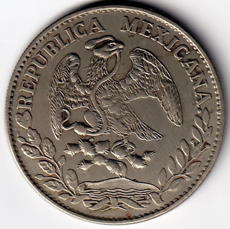 Mexico 8 Reales 1884 Zs JS – Silbermünze Zacatecas Mint (Gebraucht) in Birr für CHF 155 – mit ...