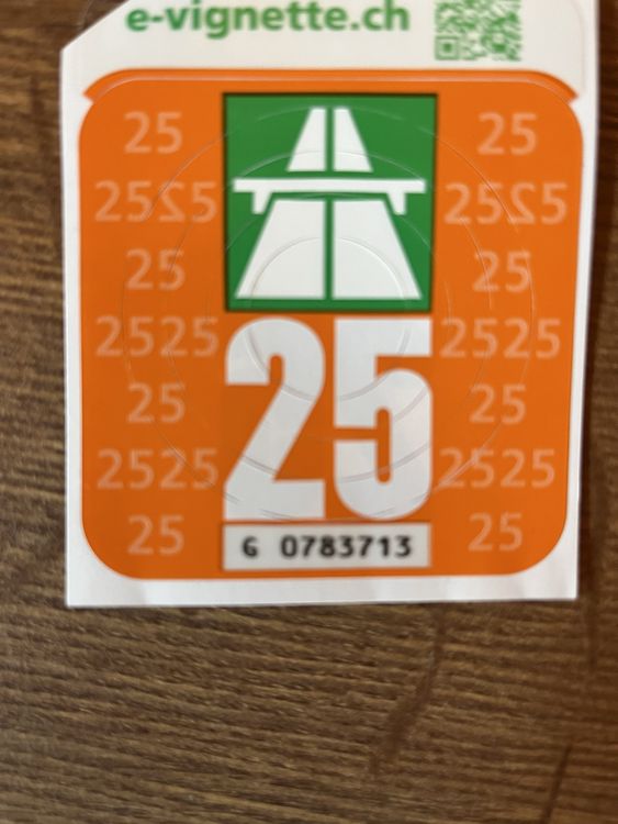 Vignette autoroutière Suisse 2025 (Neuf (Voir description)) à Bramois ...