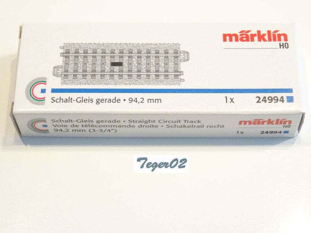 Märklin H0 24994 C-Gleis Schaltgleis (Neu und originalverpackt) in ...