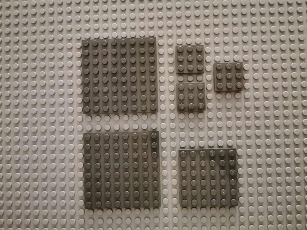 LEGO, Platte 8x8 / 6x6 / 3x3 Dunkelgrau | Kaufen auf Ricardo