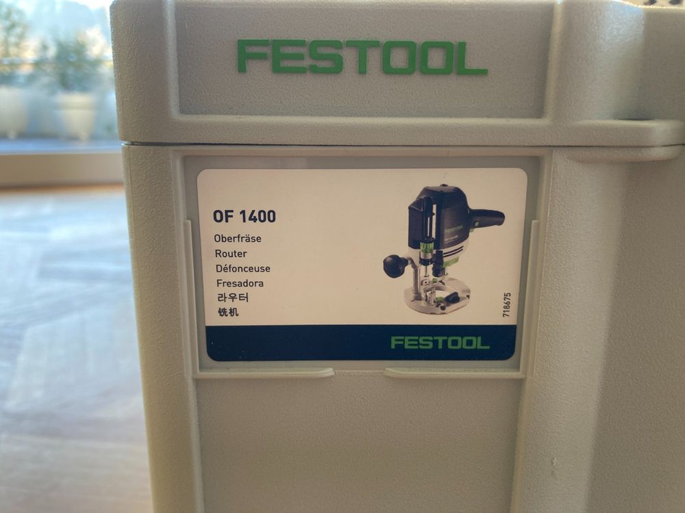 FESTOOL Oberfräse OF 1400 EBQ 230V (Gebraucht) in für CHF 600 – mit ...