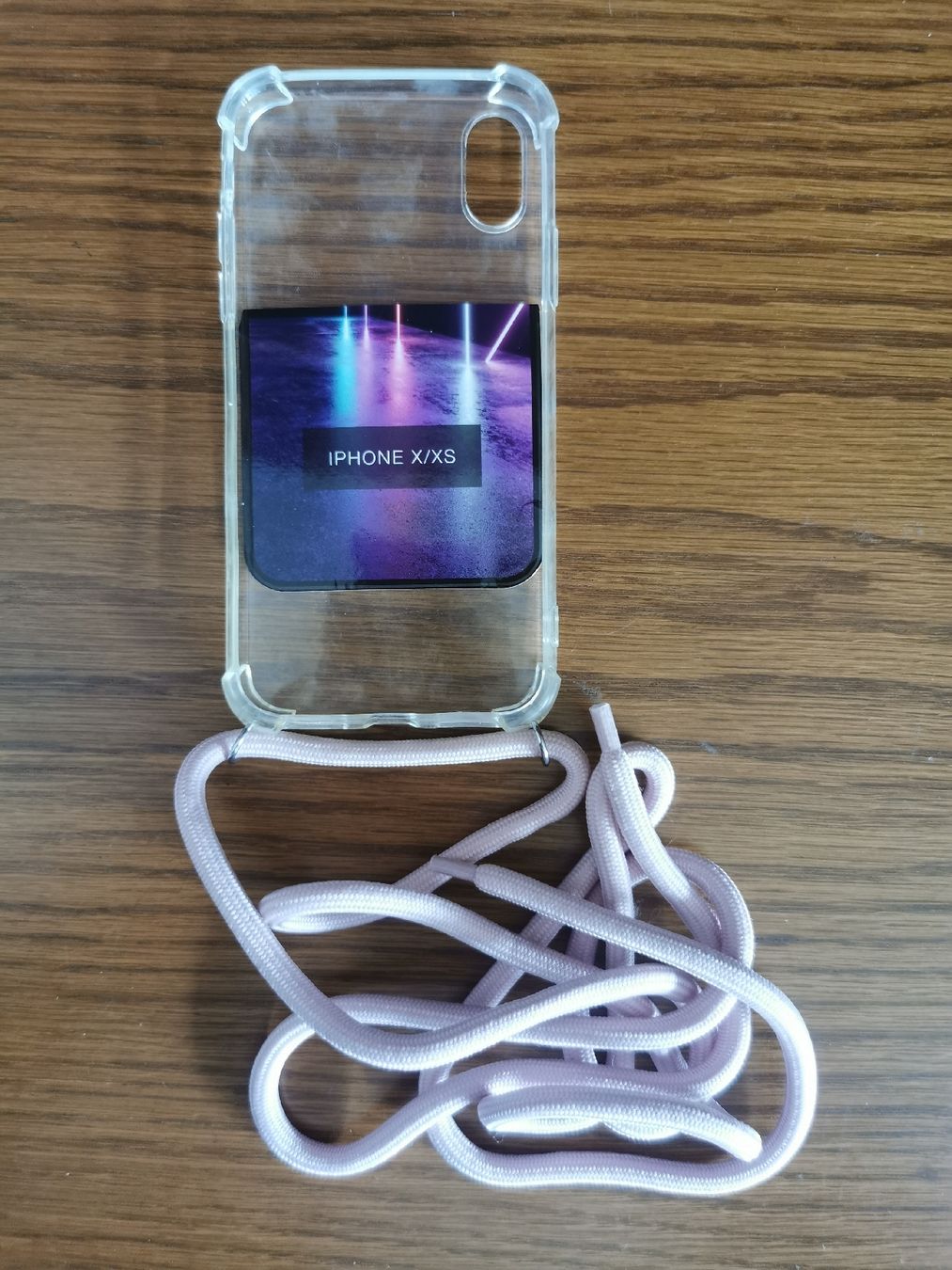 Coque iPhone X/XS avec cordon rose - 😁👍🏻 (Neuf (Voir description)) à ...