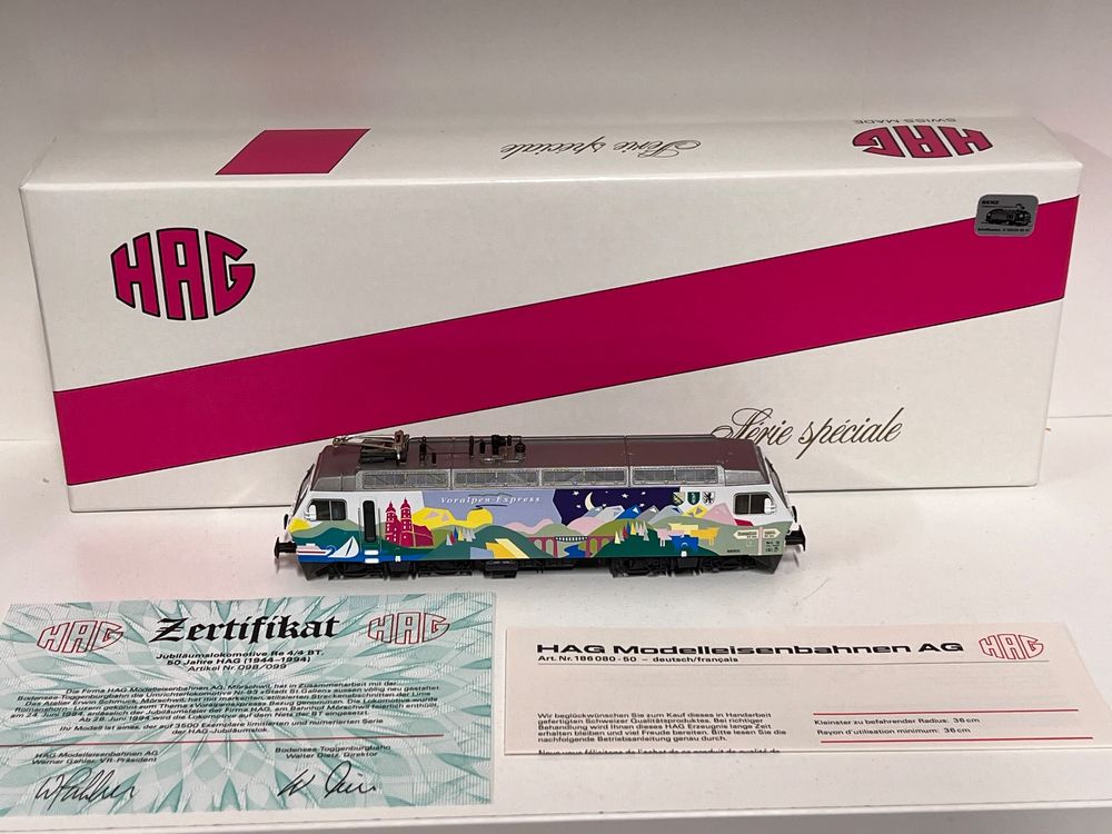Hag Nr. 99 RE 4/4 BT 50 JAHRE HAG DC Analog H0 (Gebraucht) in ...