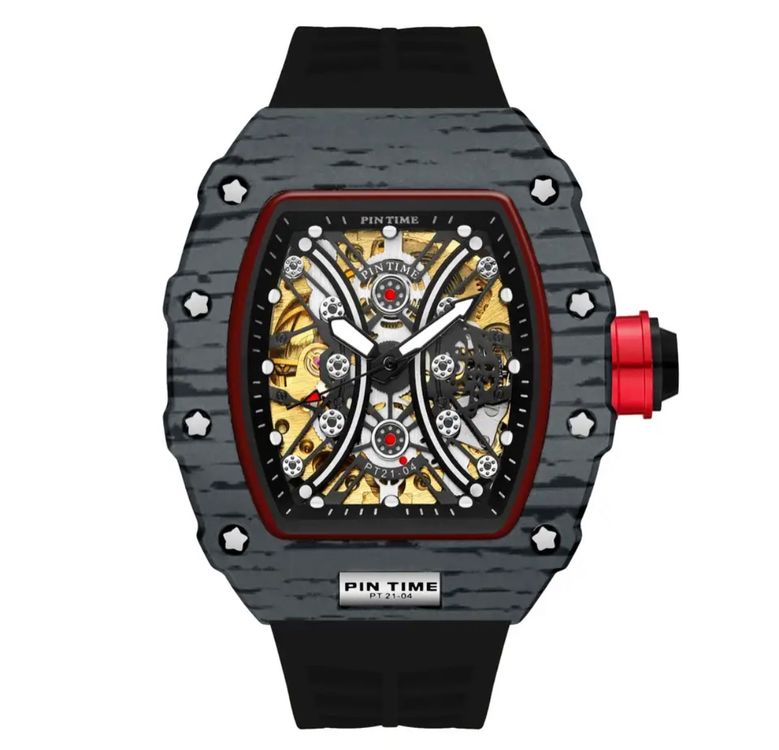 Skeleton-Uhr - RM Design / Carbon Black (Neu und originalverpackt) in ...