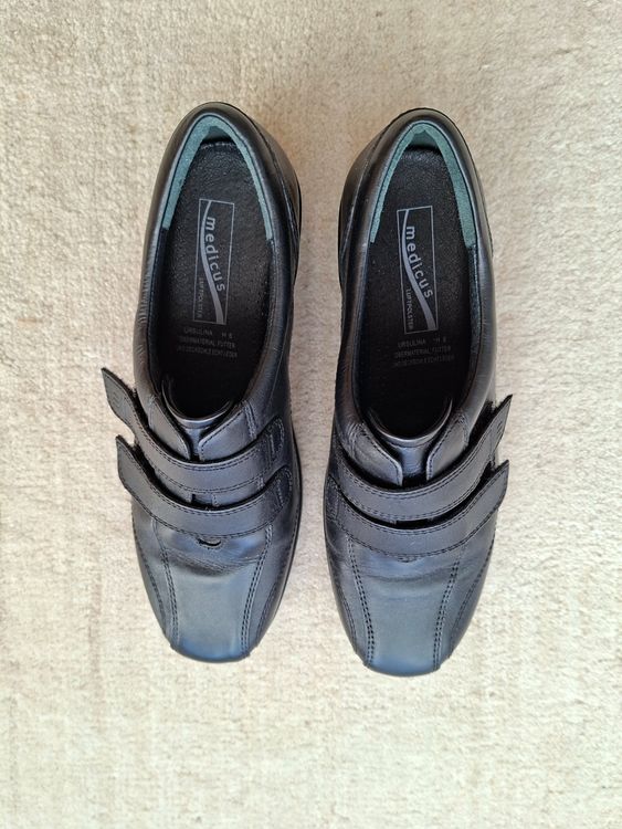 Schwarze Leder Schuhe der Marke Medicus, Grösse 39 neuwertig (Neu ...