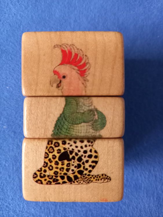 Vintage Holz Drehpuzzle KroGuFant Sara Ball (Gebraucht) in ...