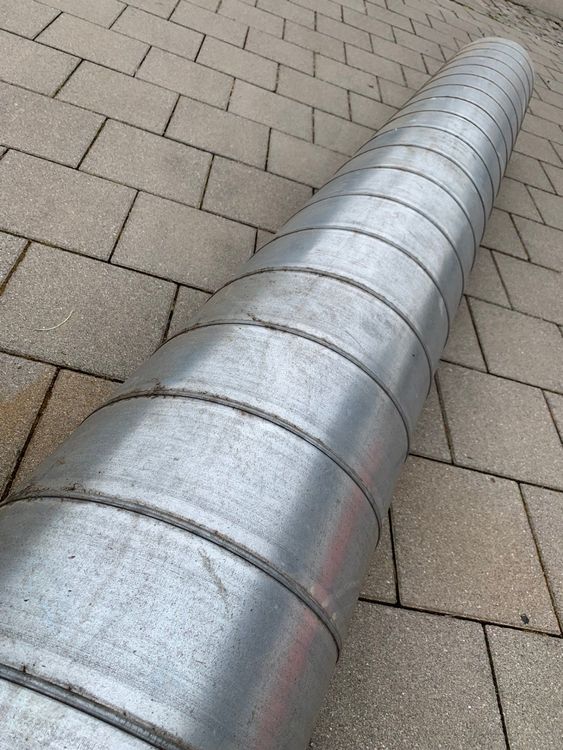 Röhre Rohr aus Blech wie Lüftungsrohr oder so 247 Zentimeter | Kaufen ...