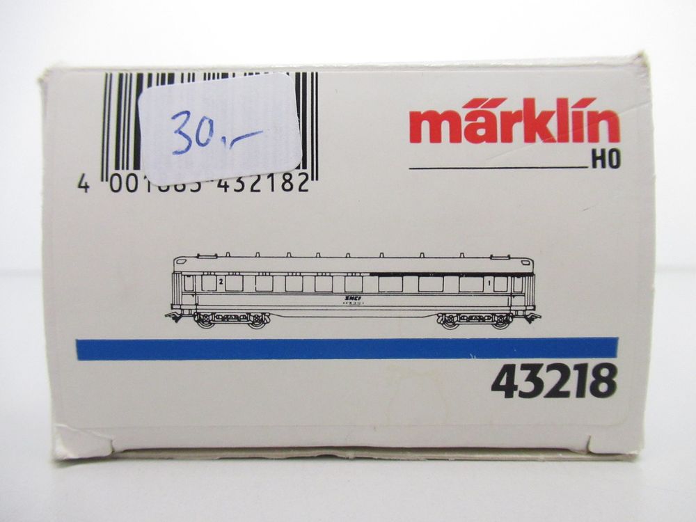 Märklin 43218 Schnellzugwagen 1./2. Kl. SNCF AC WS H0 (Gebraucht) in ...