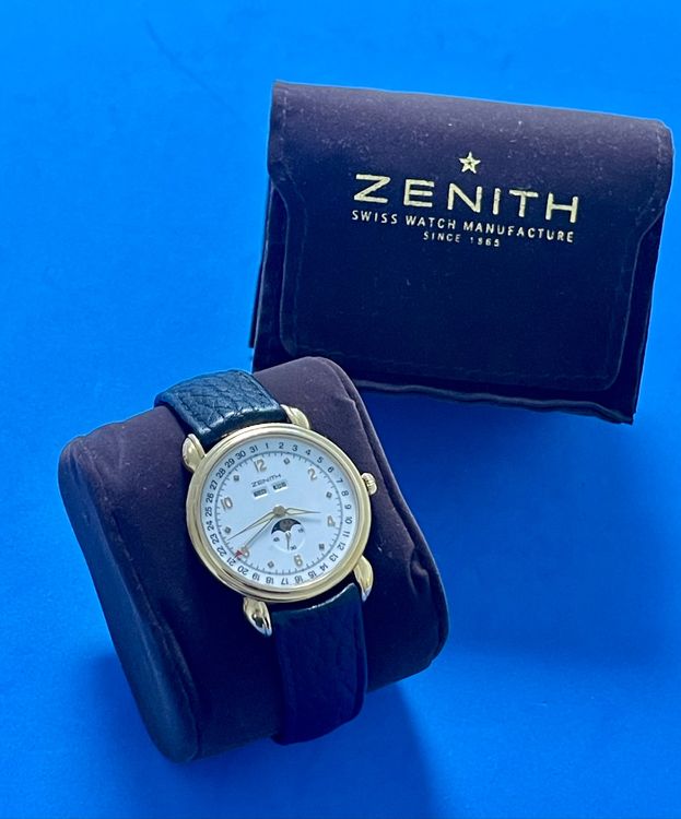 ZENITH Mondphase Vintage Vollkalender mega selten (Gebraucht) in ...