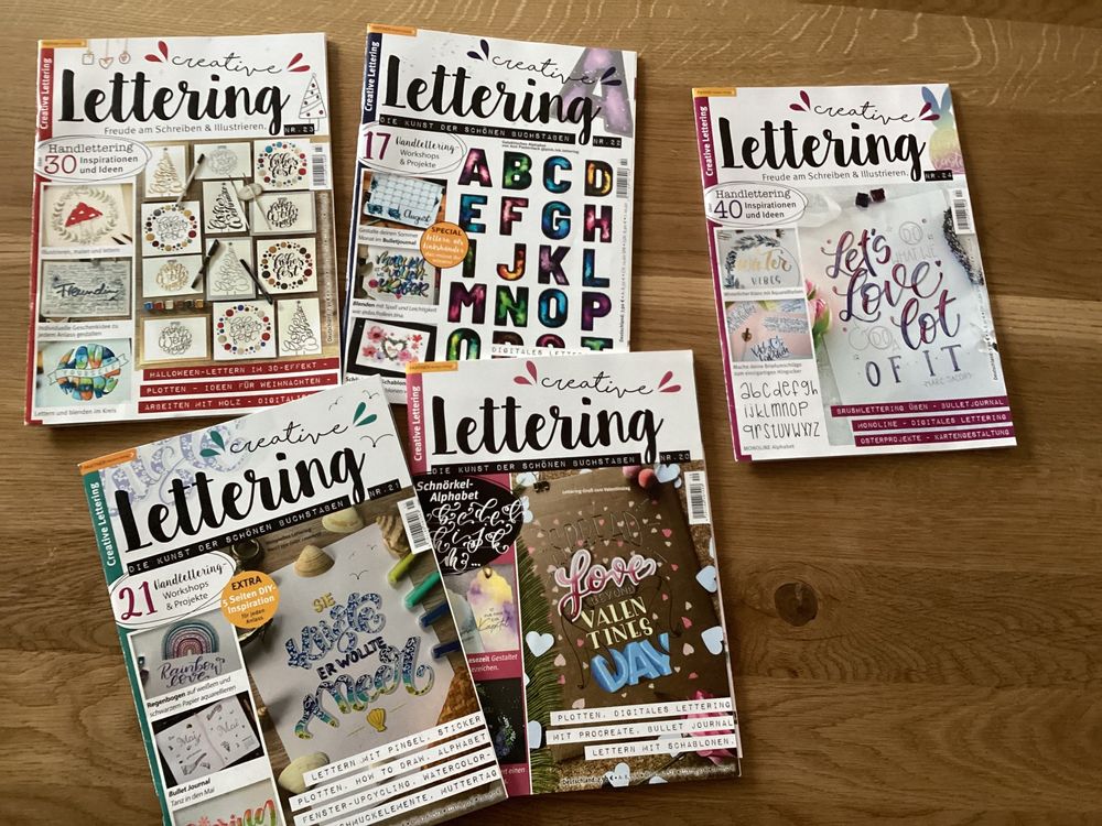 Creative Lettering - Handlettering, 5 Magazine (Gebraucht) in ...
