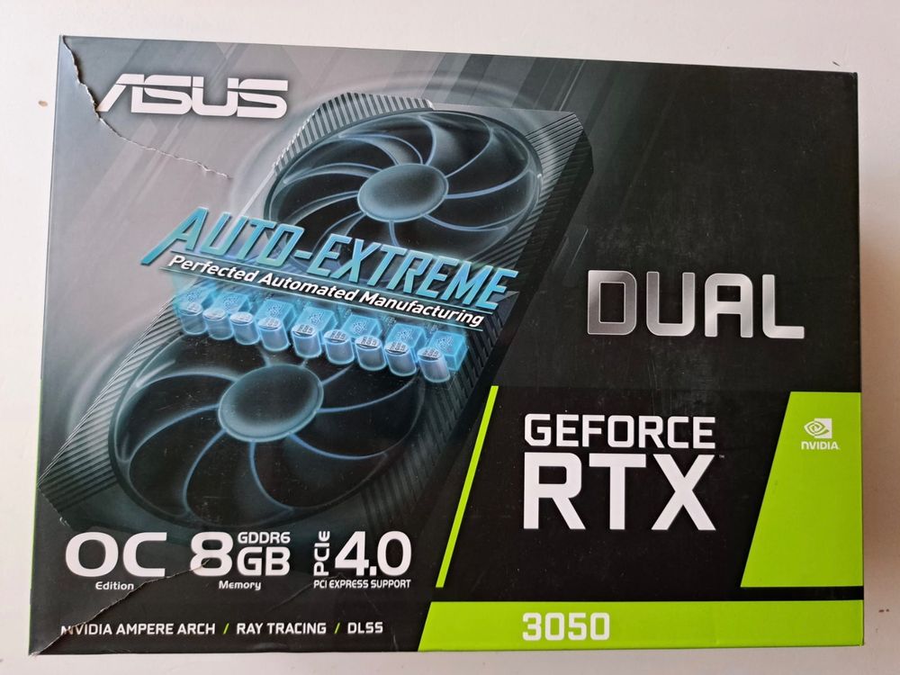 GEFORCE RTX 3050 ASUS DUAL | Kaufen auf Ricardo
