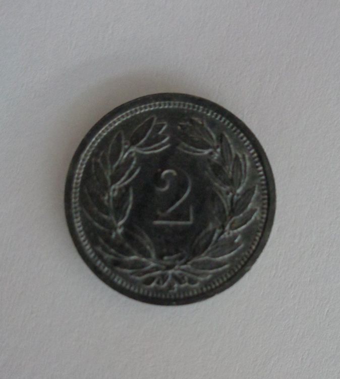 2 Rappen Schweiz JG 1943 Stempelriss vz (Gebraucht) in Zürich für CHF 7 – mit Lieferung auf ...