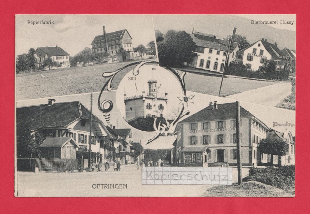 Oftringen (AG) Bezirk Zofingen Lichtdruck ca. 1910 (Gebraucht) in ...