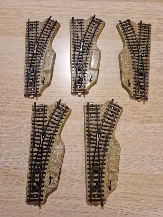 Märklin 5 x 5122 + 5123 Weichen M H0 | Kaufen auf Ricardo