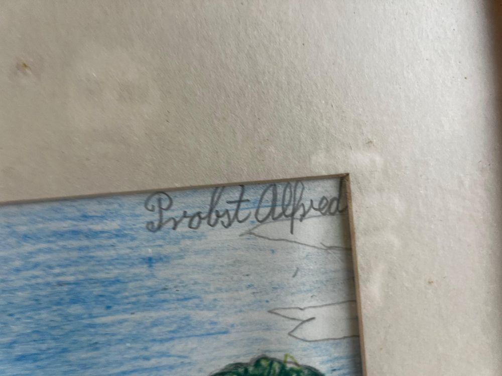 Alfred Probst (19??-1995) Art Brut Maler Handsigniert. (Gebraucht) in Neuhausen am Rheinfall für ...