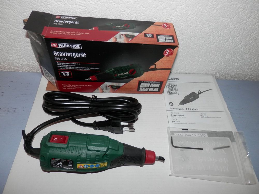 Graviergerät Parkside PGG 15 F5 (Neu und originalverpackt) in Steffisburg für CHF 20 – mit ...